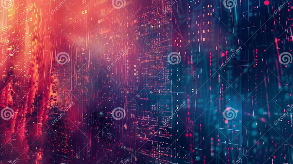 Background Design Featuring Digital Security Patterns. Stock ...