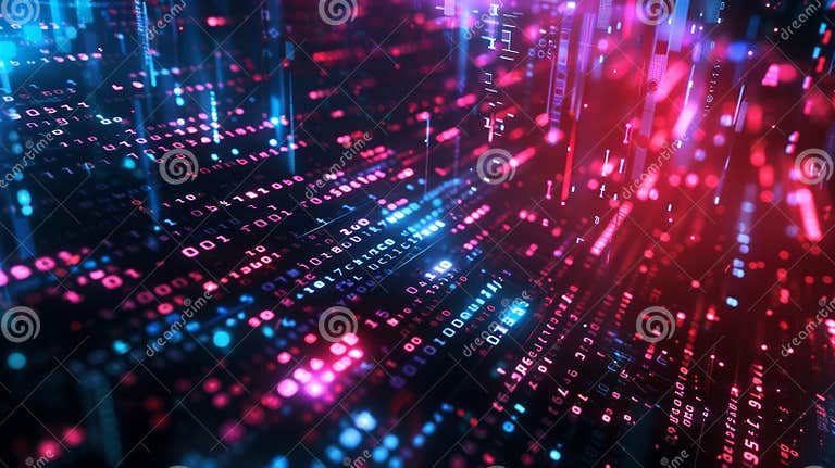 Background Design Featuring Digital Security Patterns. Stock ...