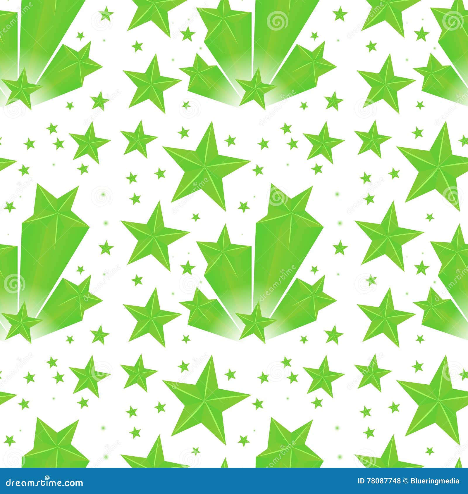 Background Design Green Stars Stock Vector - Illustration of graphic ...