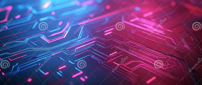 Background Design that Incorporates Tech Elements in a Subtle ...