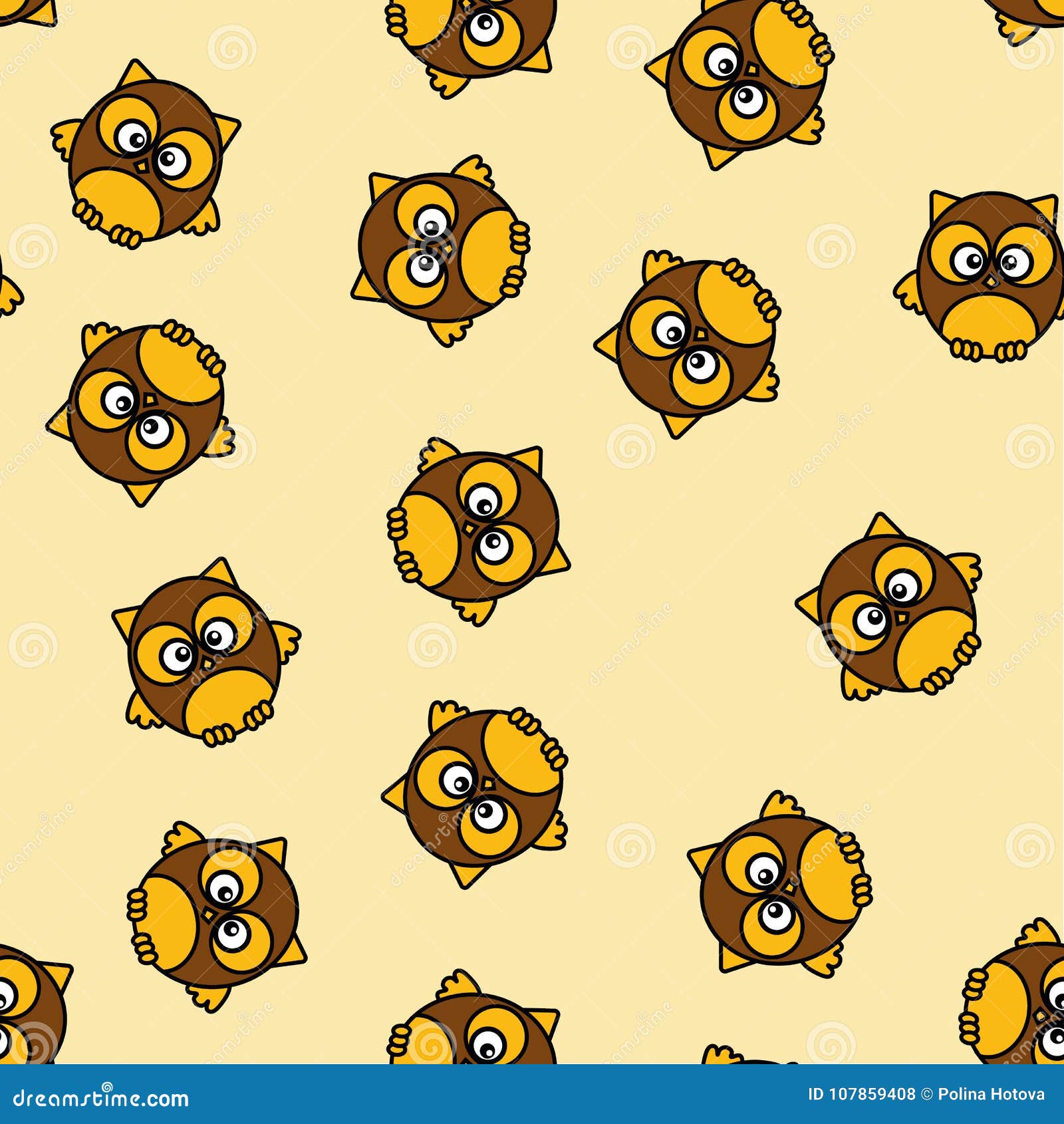 Background Design Owl Pattern. Modern Art for Wallpaper, Interior or ...