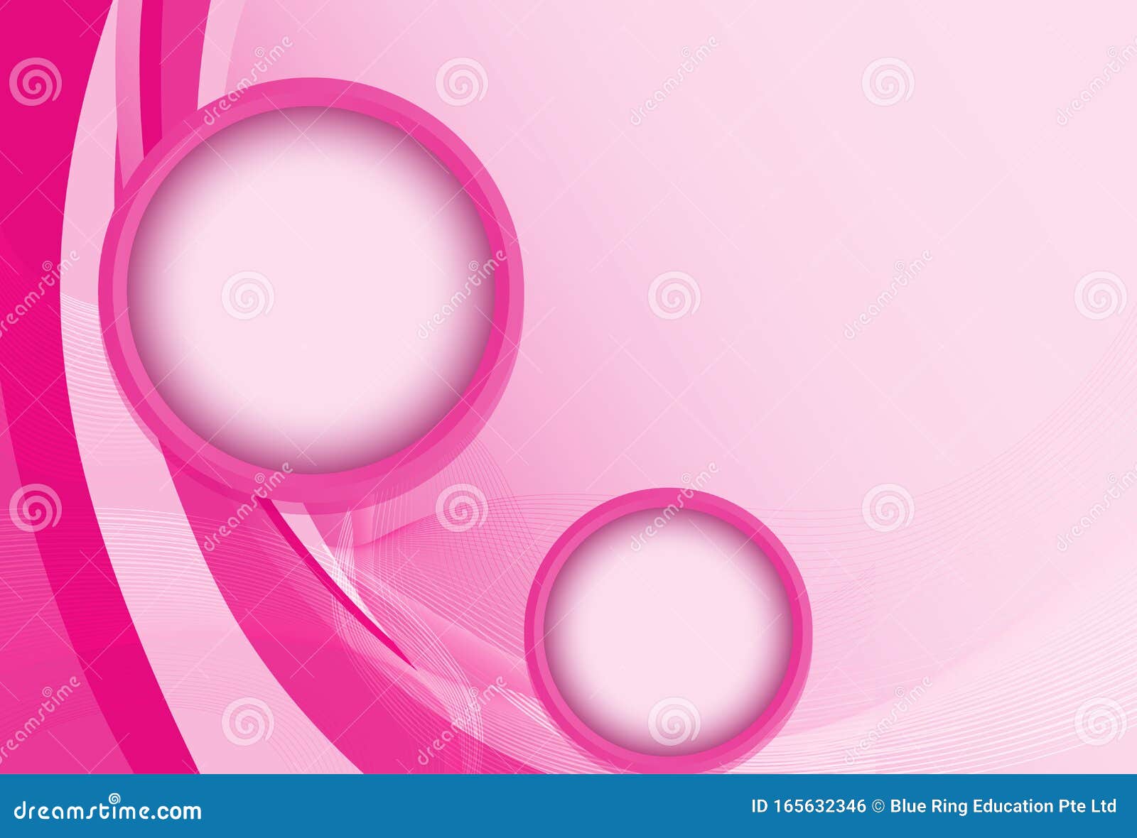 Background Design with Pink Abstract Patterns Stock Illustration ...