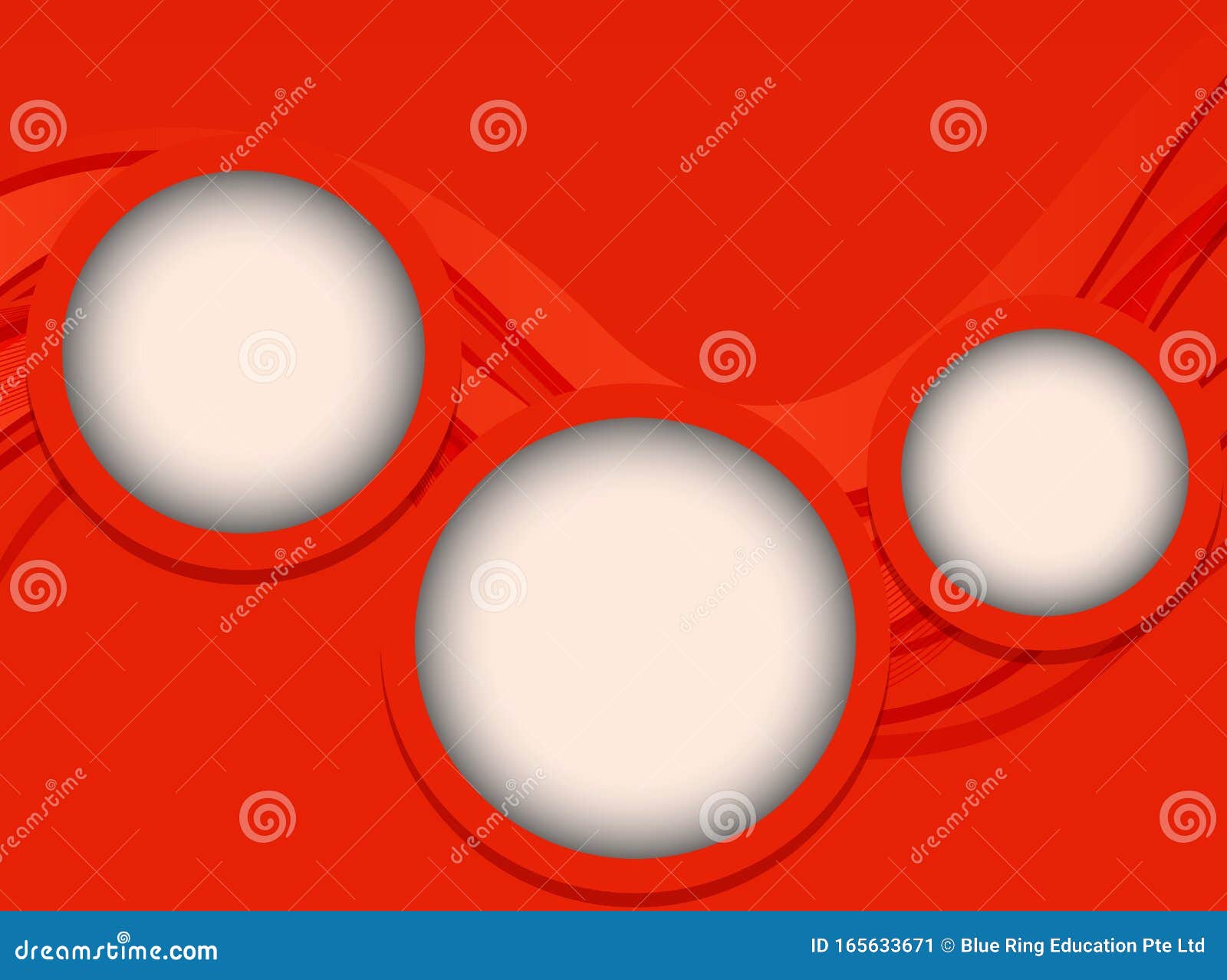 Background Design with Round Patterns Stock Illustration - Illustration ...