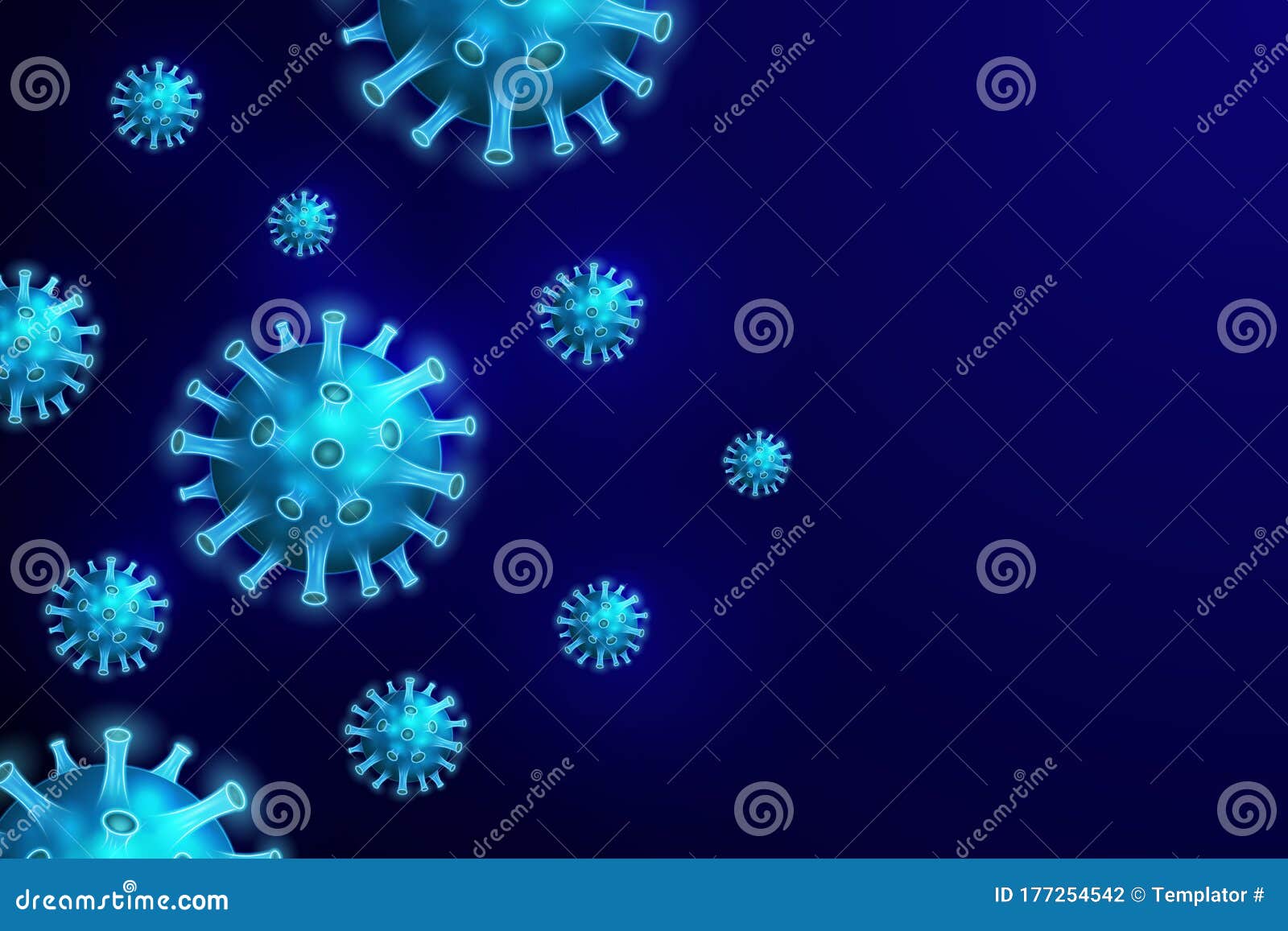 Background Design with the Theme of the Covid-19 Virus Outbreak. Corona ...