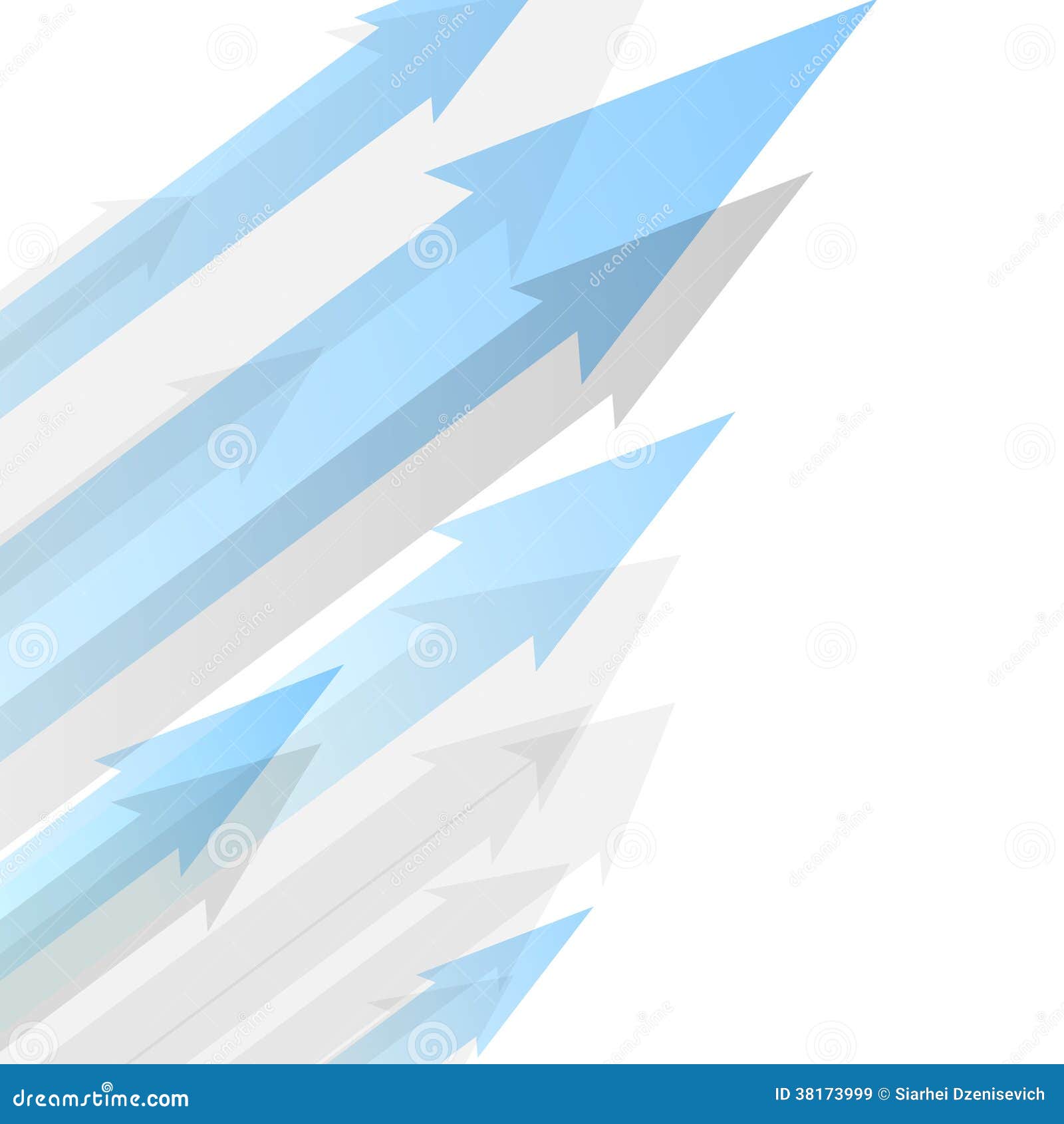 Background Design with Transparent Blue Arrows Stock Vector ...