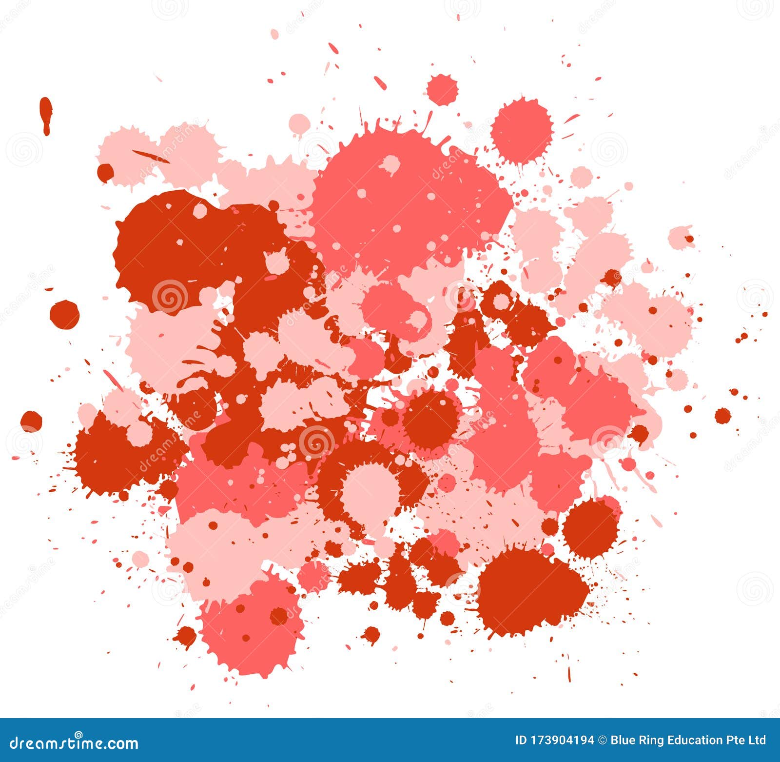 Background Design with Watercolor Splash in Red on White Background ...