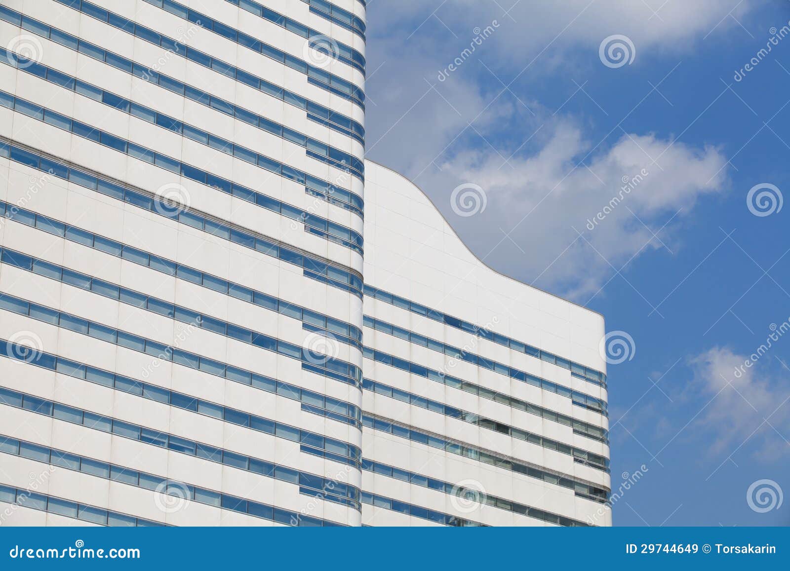 Detail of Windows in High-rise Stock Image - Image of community ...