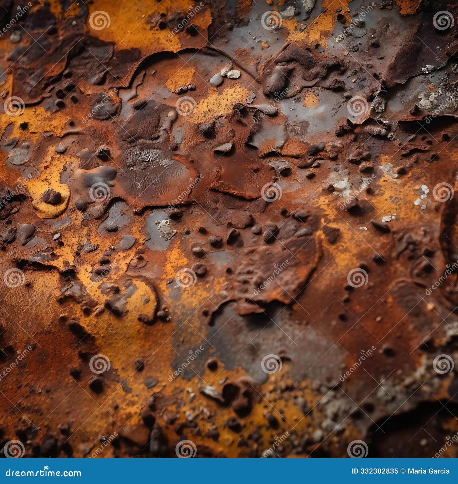 Ai Generated. Background with Detailed Rust and Corrosion Textures ...