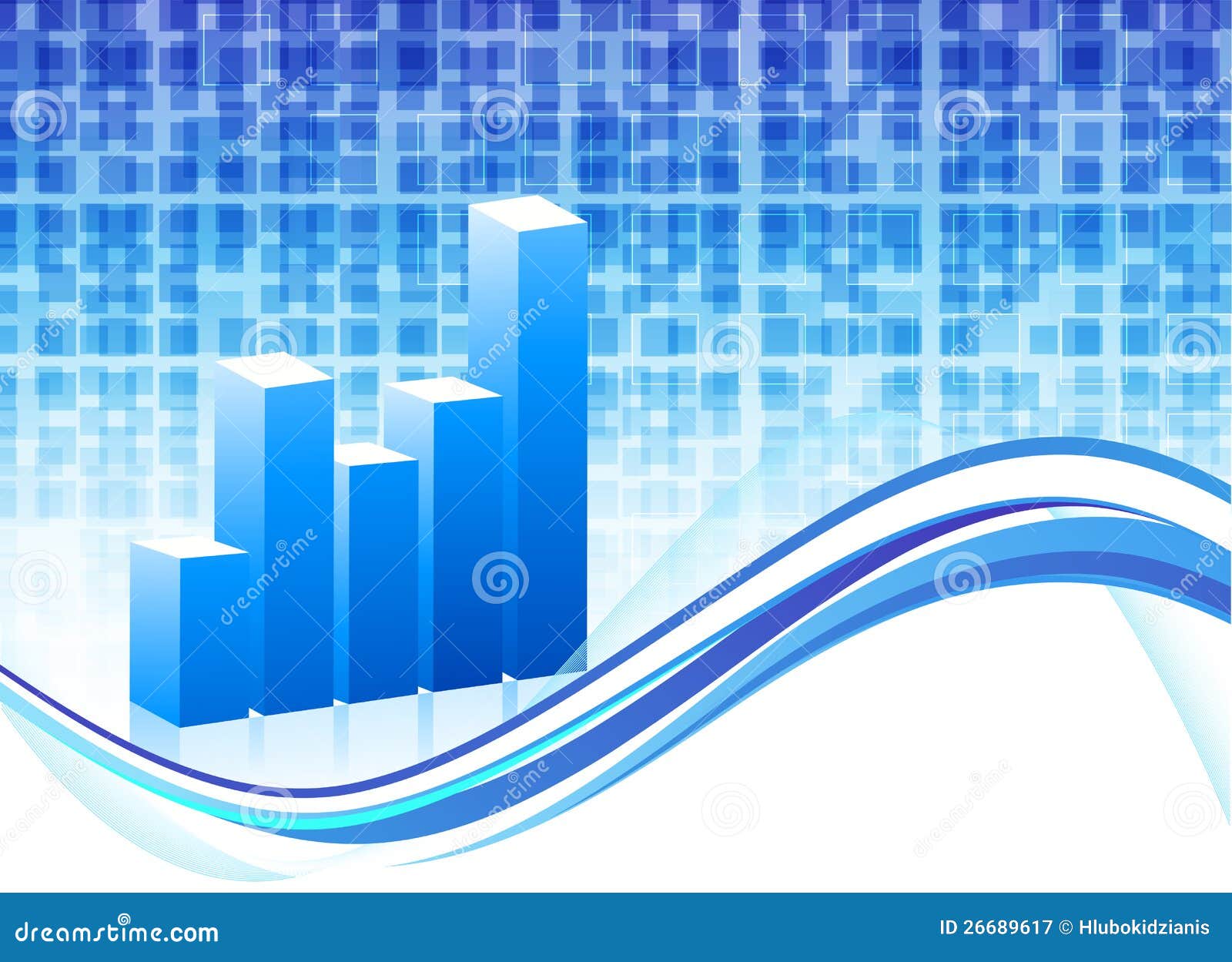 Background with diagram stock vector. Illustration of market - 26689617