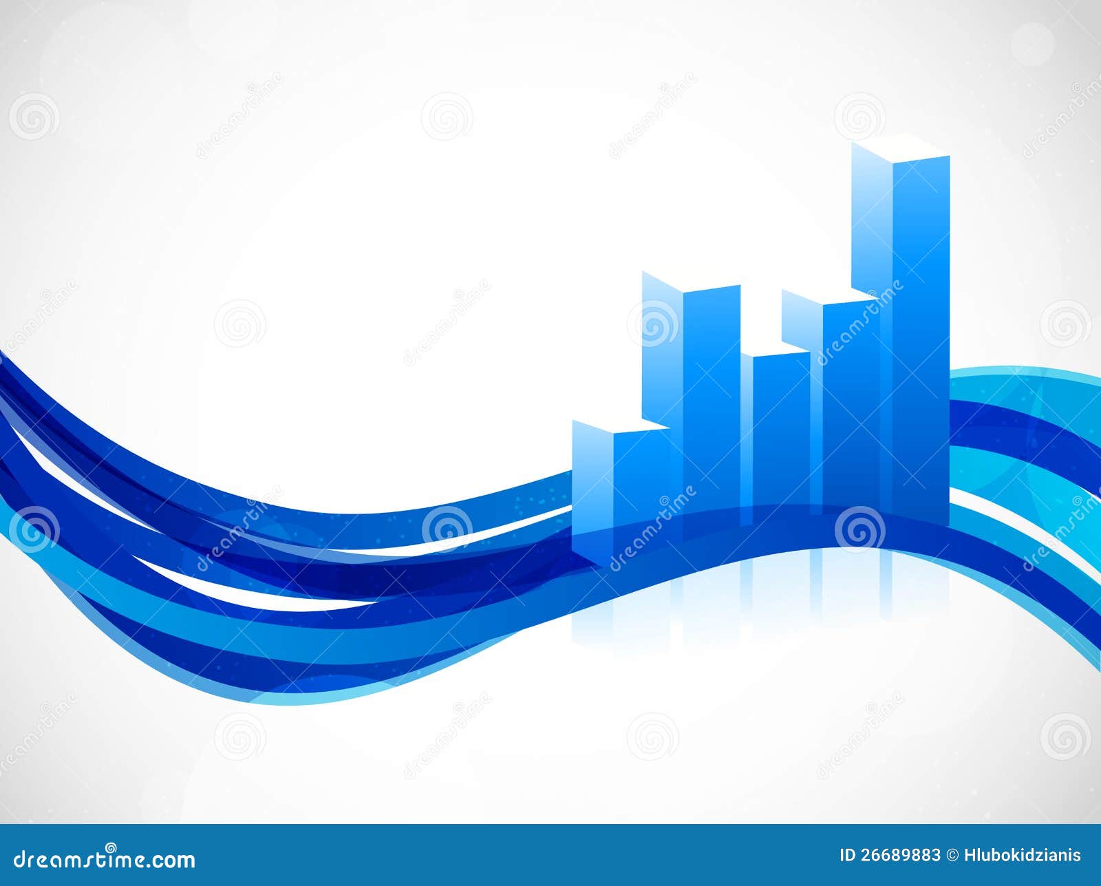Background with diagram stock vector. Illustration of blue - 26689883