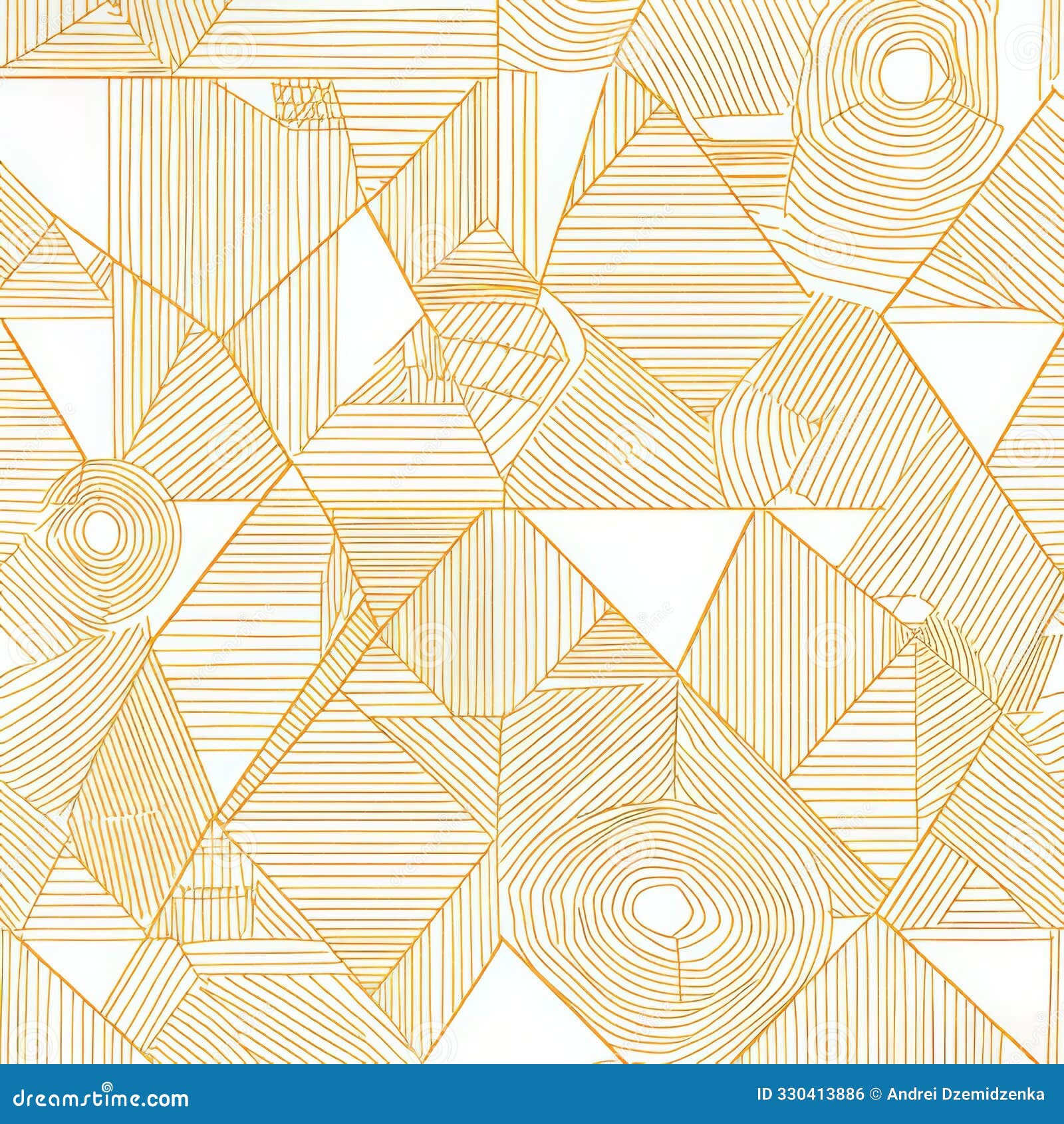 The Background of the Diagram is a White and Gold Grid Pattern. Stock ...