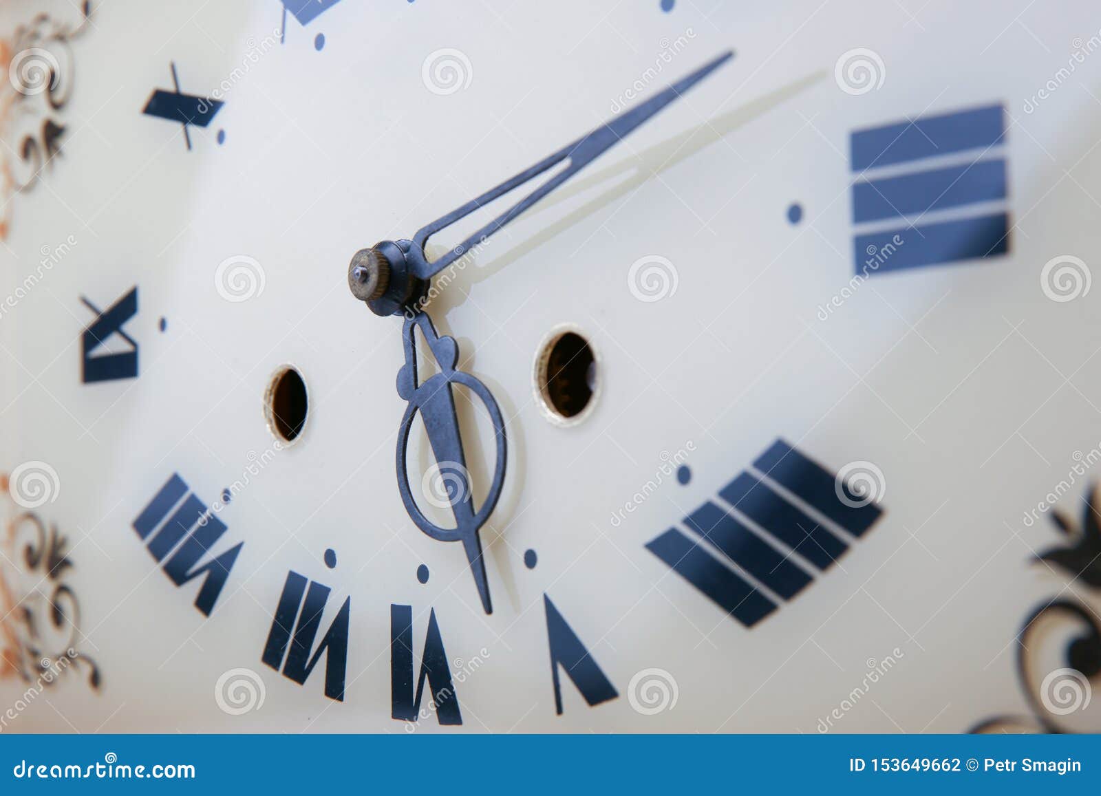 Dial of the Clock with Roman Numerals Stock Photo - Image of time, face ...