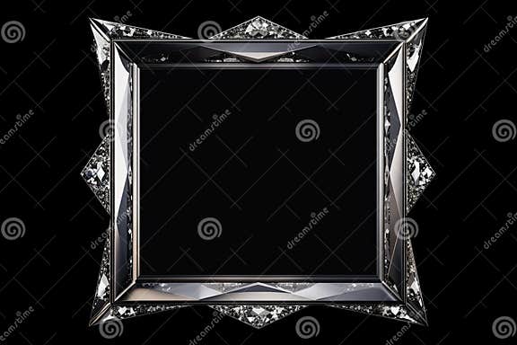 Diamond Frame . Abstract Geometric Frames Stock Photo - Image of wing ...