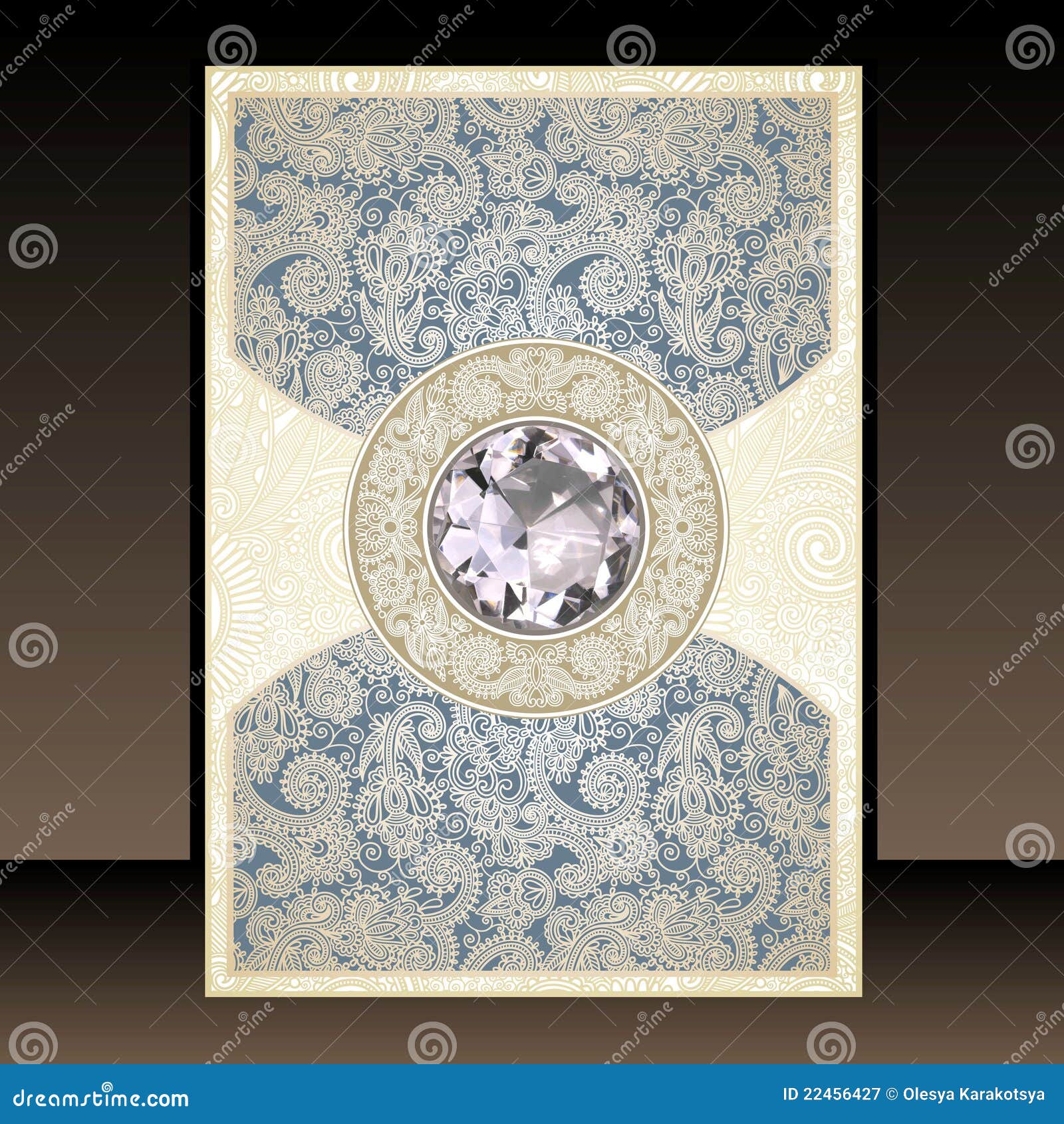 Background with Diamond Jewel Stock Vector - Illustration of jewel ...