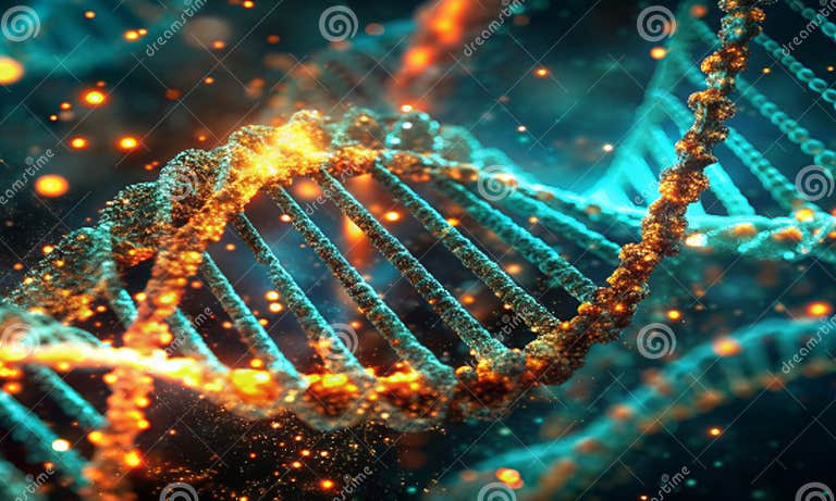 Different Atoms in the DNA Structure are Shown in Different Colors ...