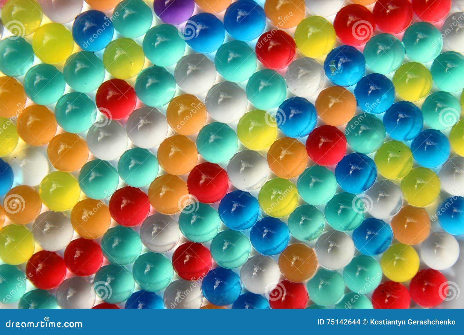 Background of Different Colors Balls Stock Photo - Image of pink ...