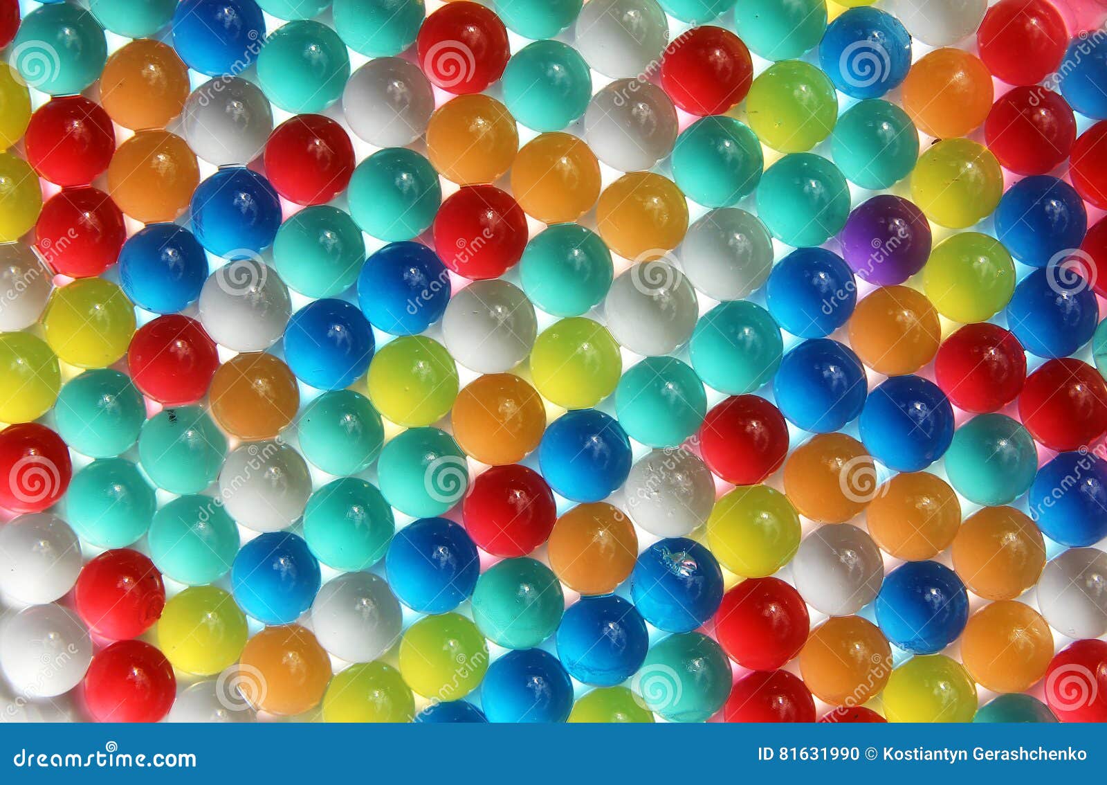 Background of Different Colors Balls Stock Photo - Image of decorative ...