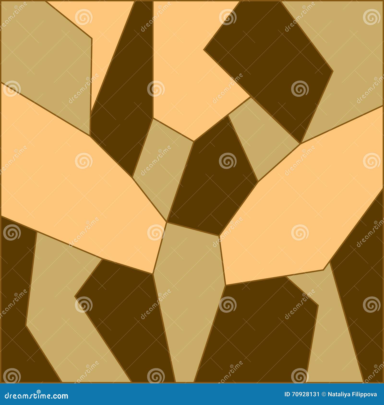 Background of Different Shapes Stock Vector - Illustration of tile ...