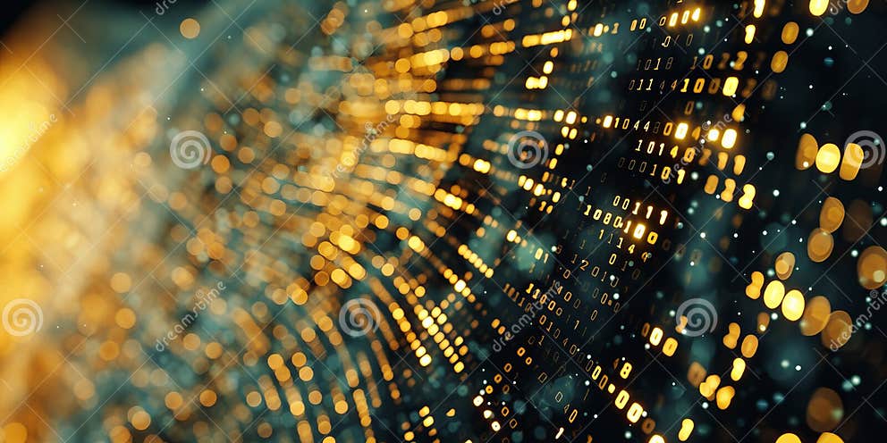 The Background of Digital Binary Code, Program Code, Abstract Technological Background Stock ...