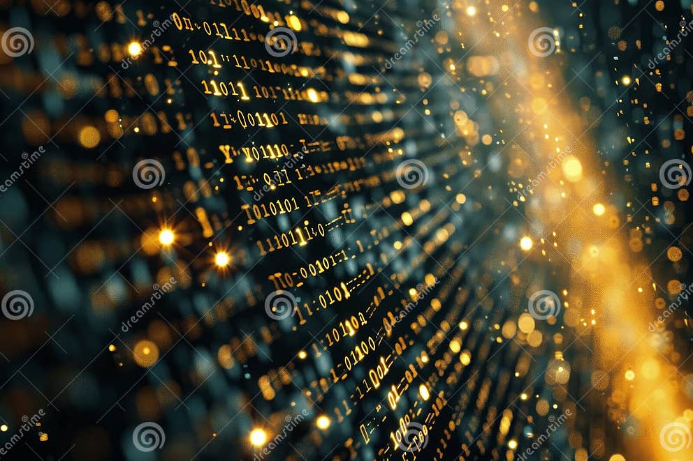 The Background Of Digital Binary Code Program Code Abstract 6650