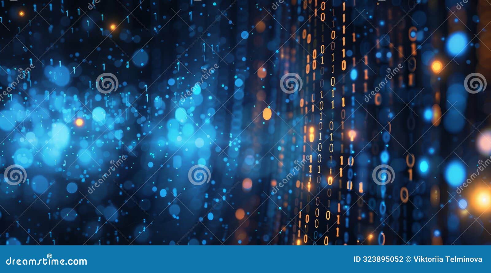 The Background of Digital Binary Code, Program Code, Abstract Technological Background Stock ...