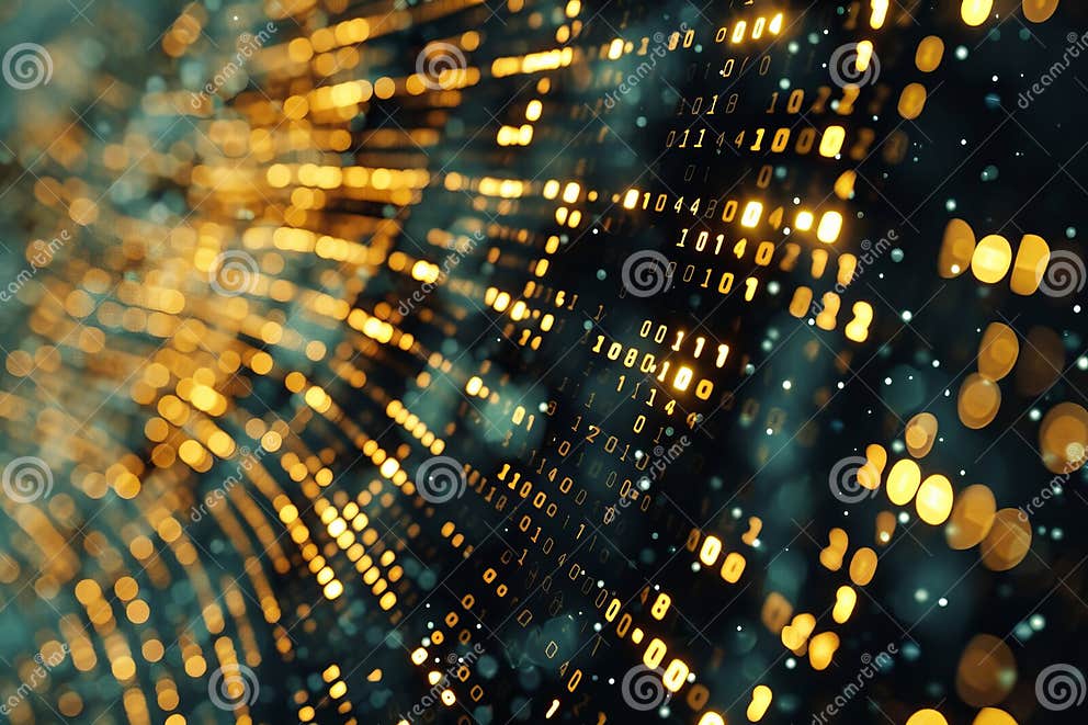 The Background of Digital Binary Code, Program Code, Abstract Technological Background Stock ...