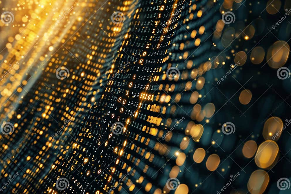 The Background of Digital Binary Code, Program Code, Abstract Technological Background Stock ...