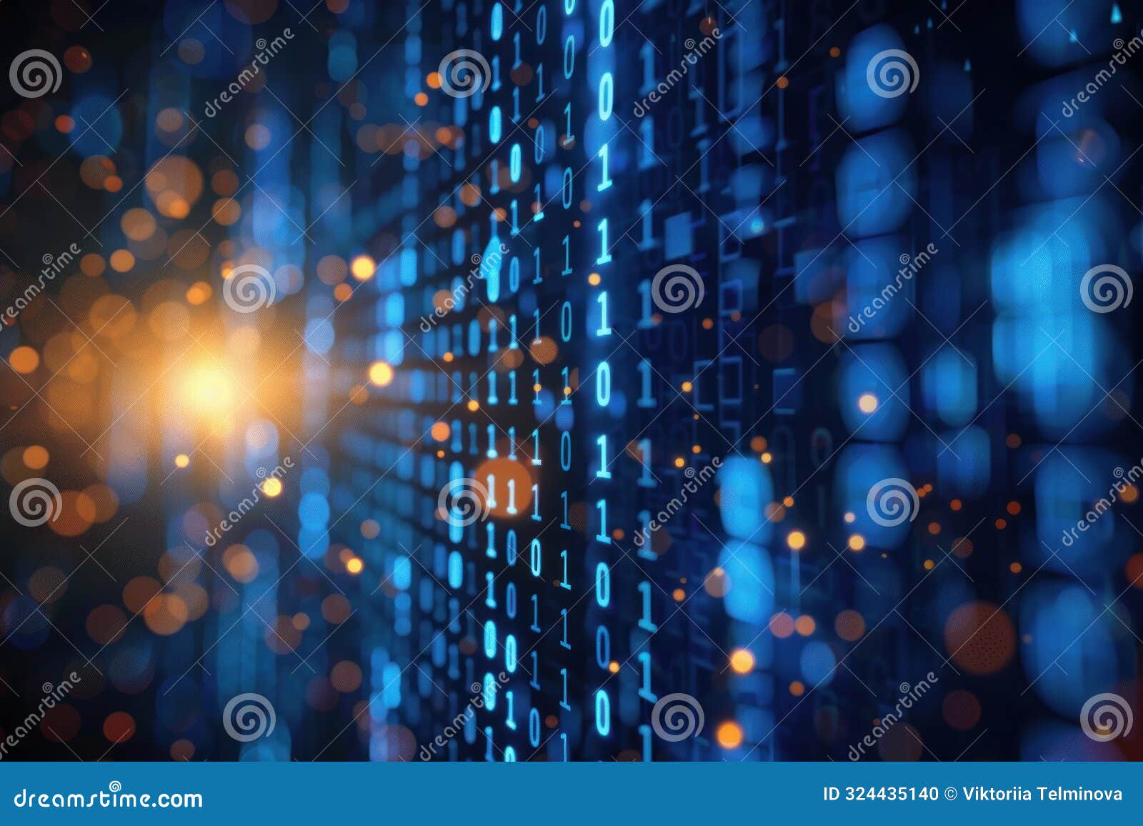 The Background of Digital Binary Code, Program Code, Abstract Technological Background Stock ...