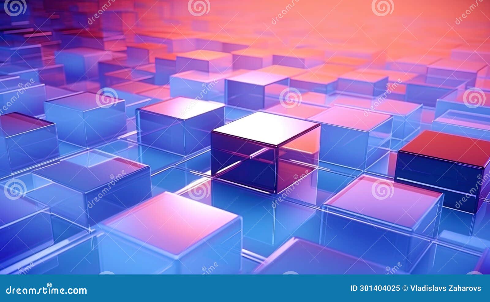 The Background with Digital Elements and Smooth Color Transitions Stock ...