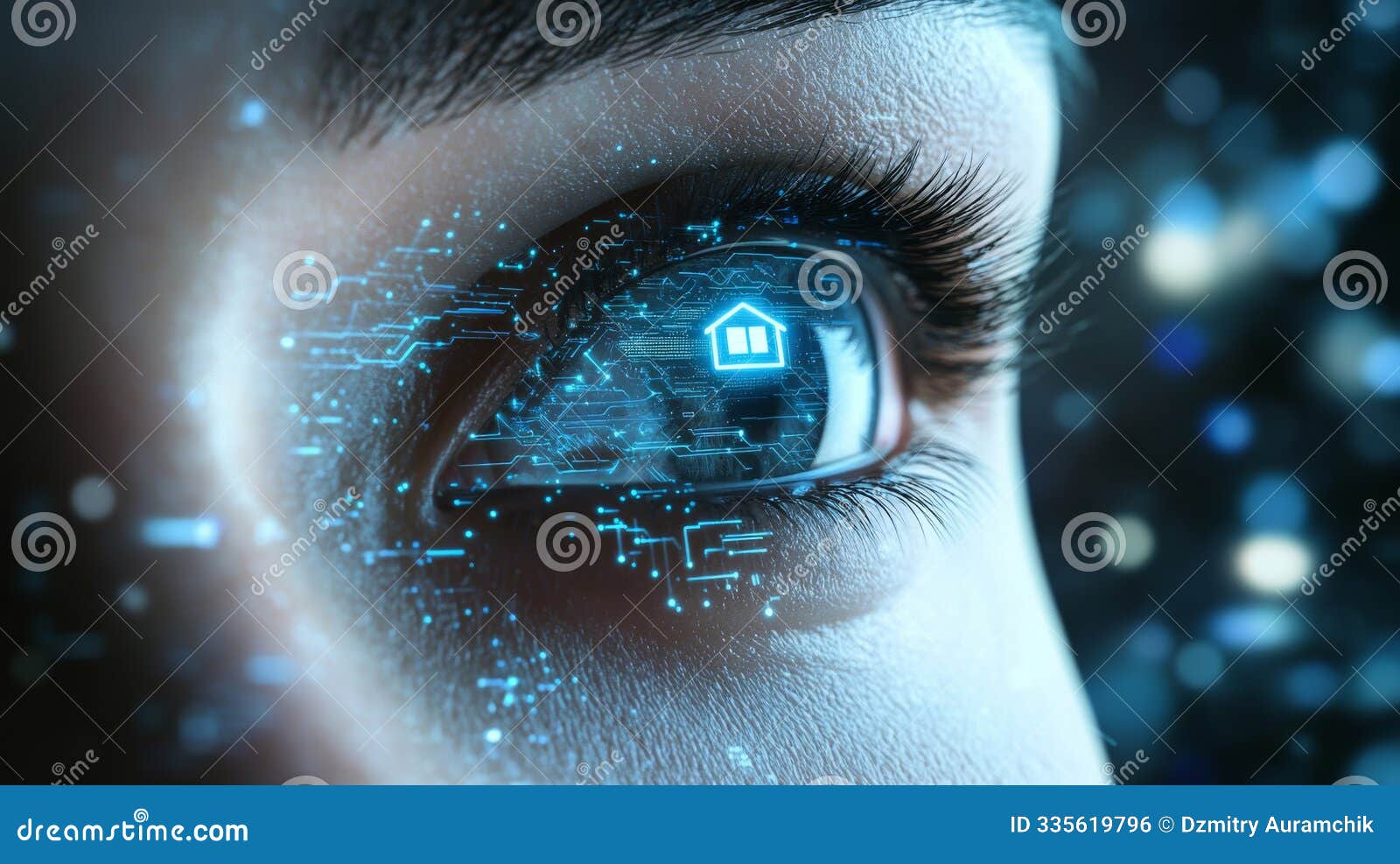 Background in Digital Eye, Data Network and Cyber Security Technologies. Internet Secure ...