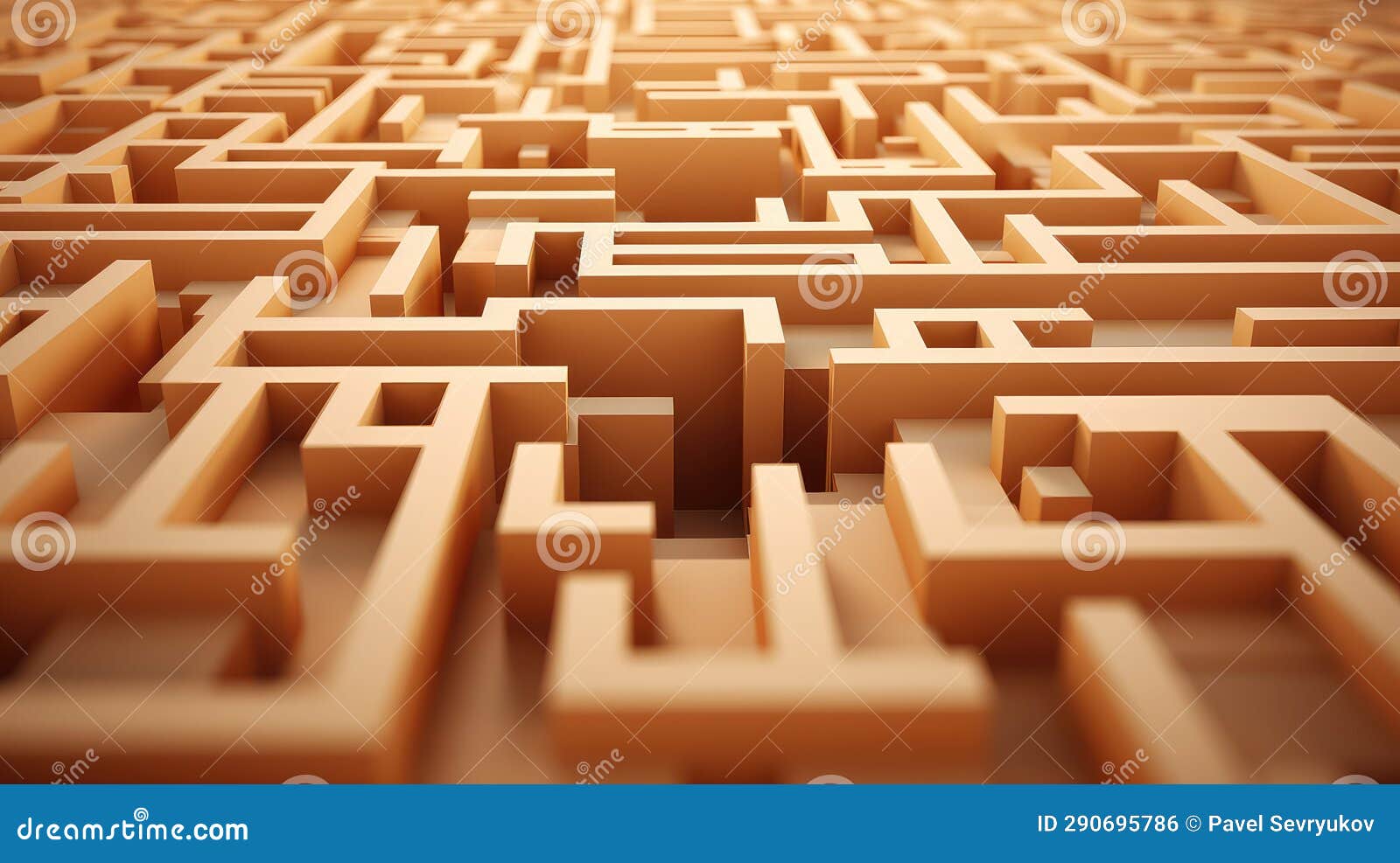 Background Dimensional Labyrinth Abstract Stock Illustration ...