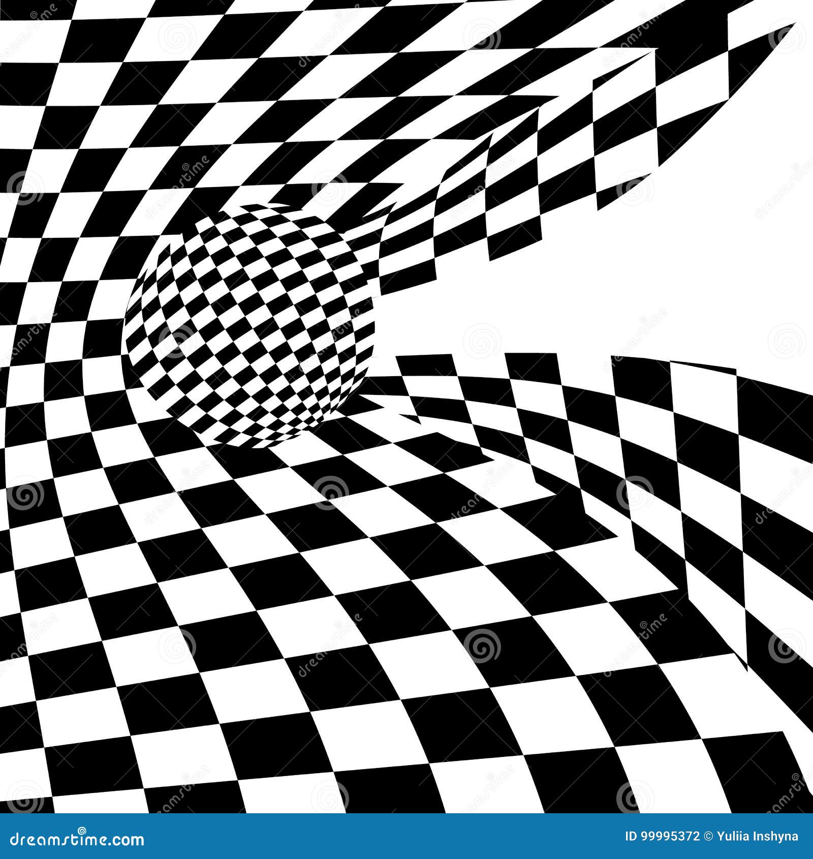 Distorted Checkerboard Pattern Stock Illustrations – 97 Distorted ...