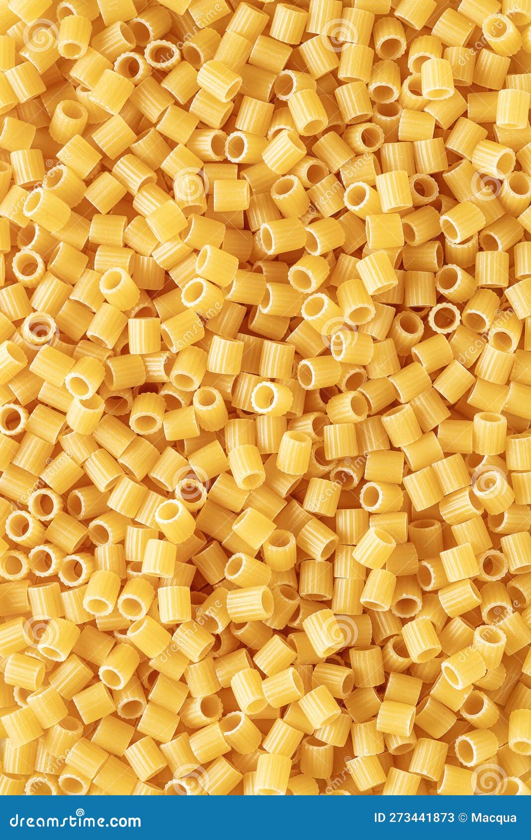 Background of Ditalini Pasta Stock Image - Image of view, shape: 273441873