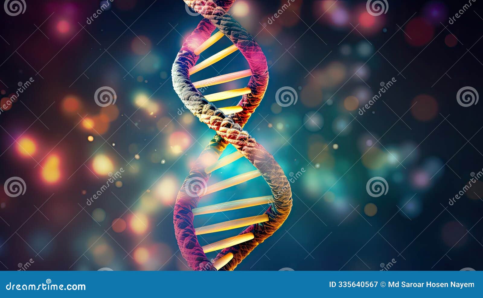Background of DNA Molecule, Backdrop of Intricate Double Helix ...
