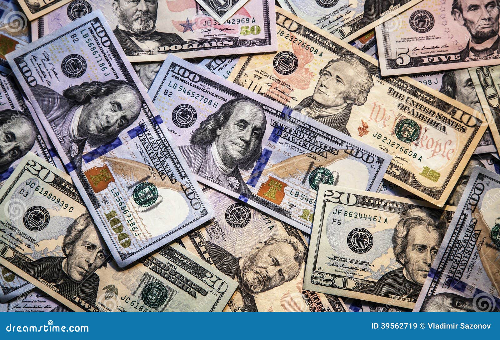 Background of Dollar Bills. Stock Image - Image of abundance, american ...