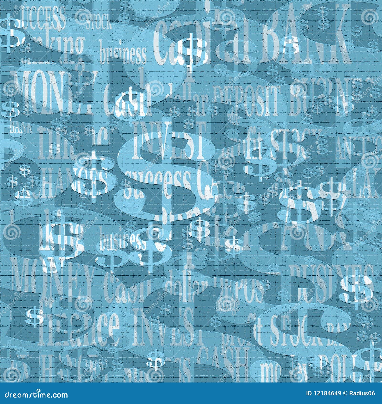 Background with Dollar Symbol Stock Illustration - Illustration of ...