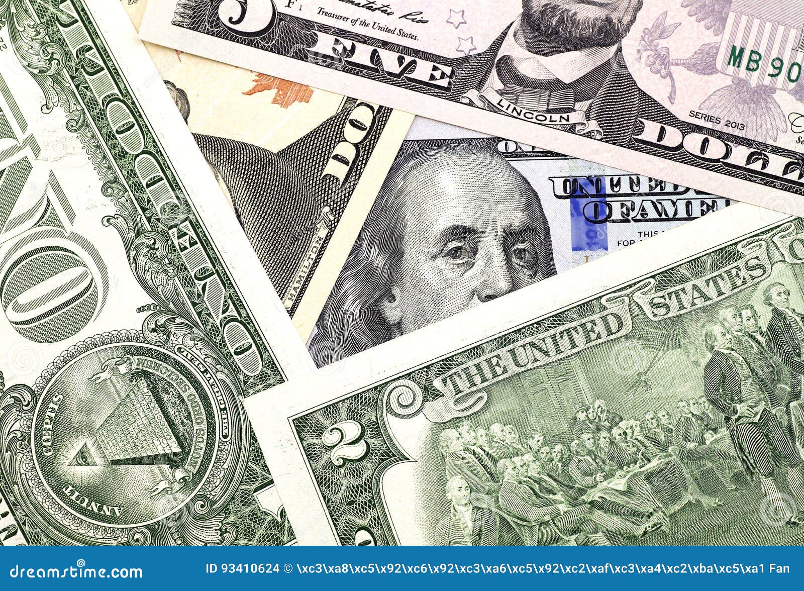 Background of dollar stock photo. Image of increases - 93410624