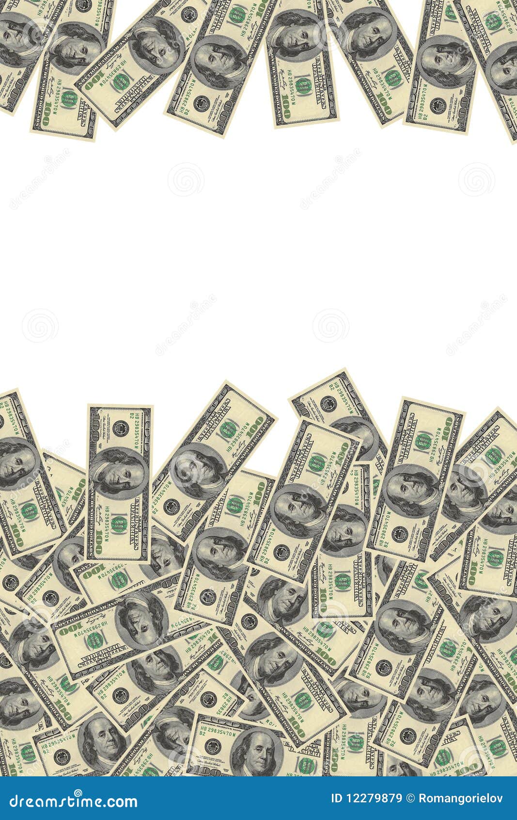 Background of dollars stock image. Image of president - 12279879