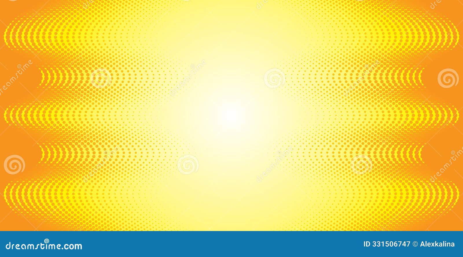 Background with Dot Spot Pattern and Blank Space in Center. Vector ...
