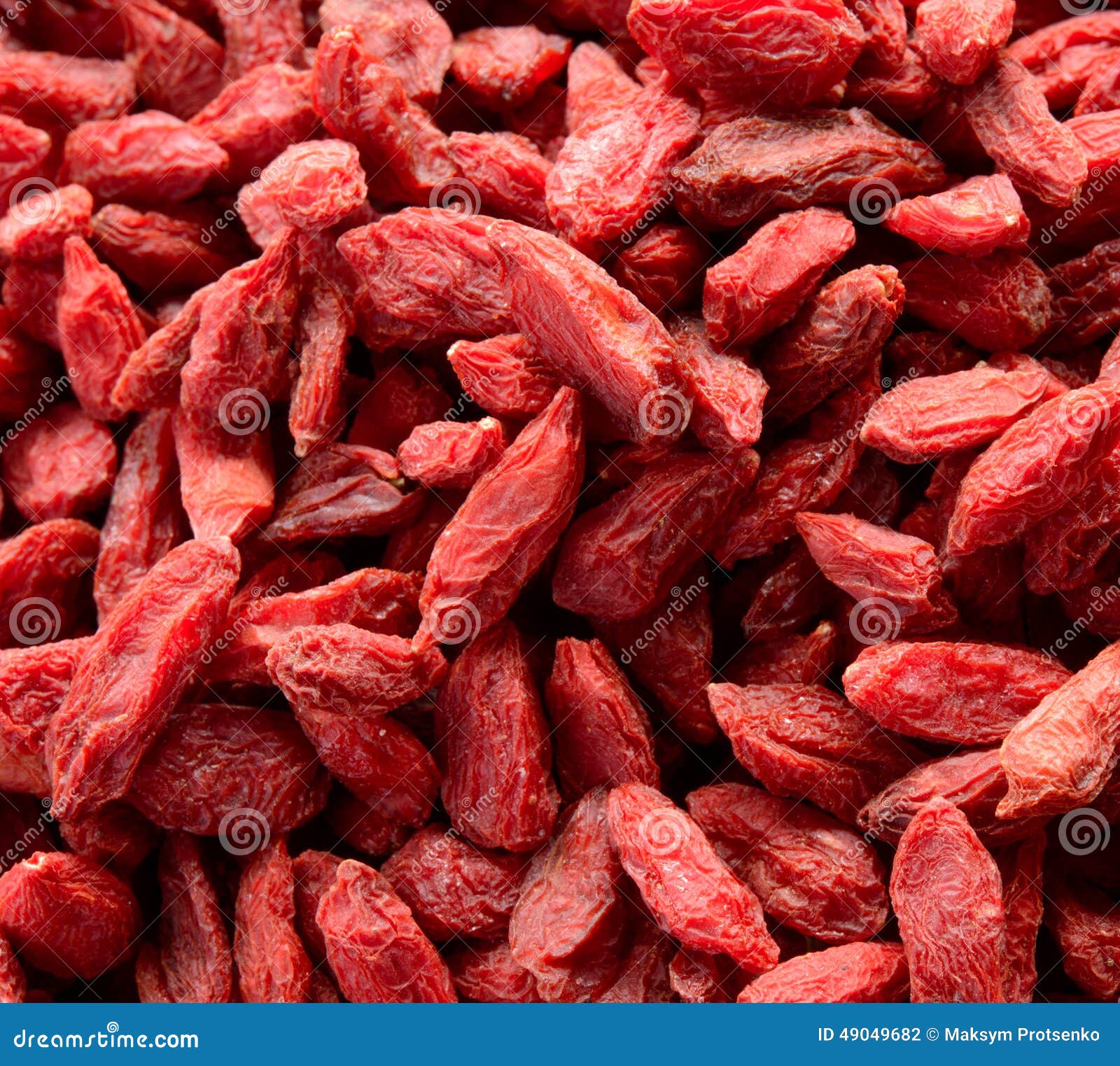 Background of Dried Red Goji Berries Stock Photo - Image of healthy ...