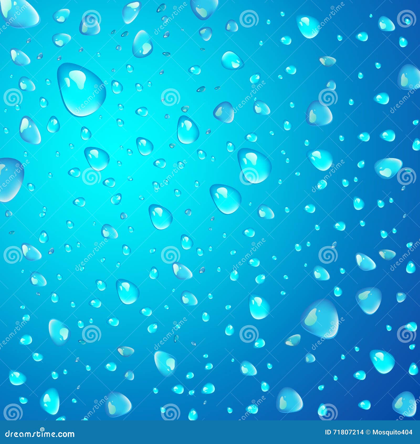 Background with drops stock vector. Illustration of glass - 71807214