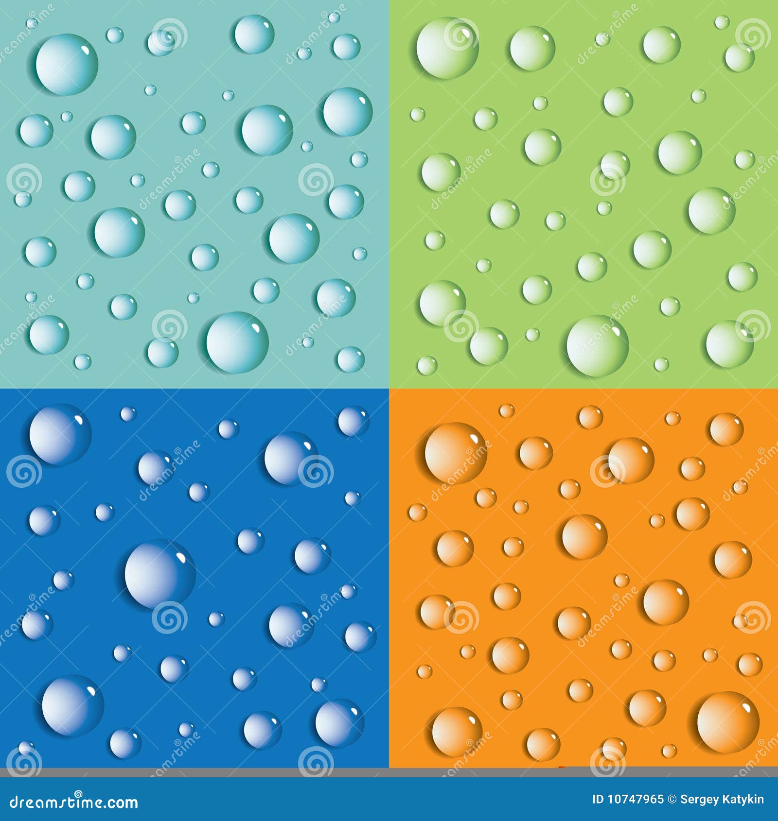 Background from the Drops. Vector. Stock Vector - Illustration of ...