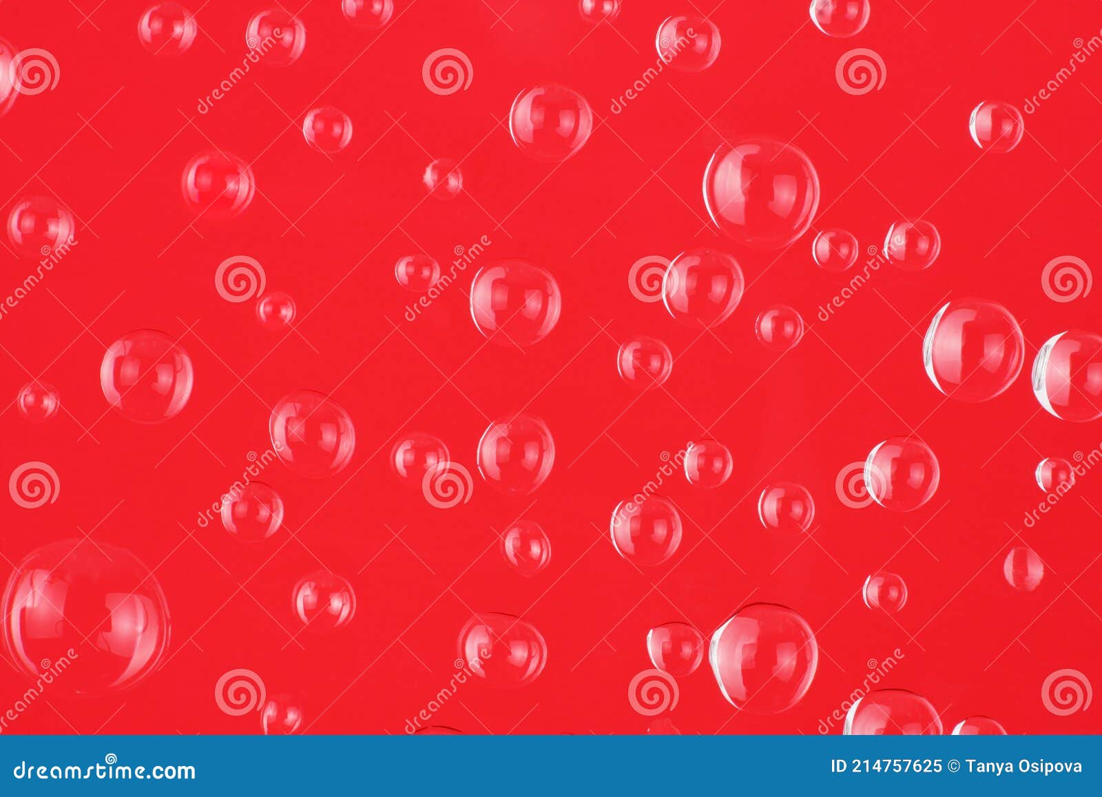 Background, Drops of Water, Top View Stock Image - Image of bright ...