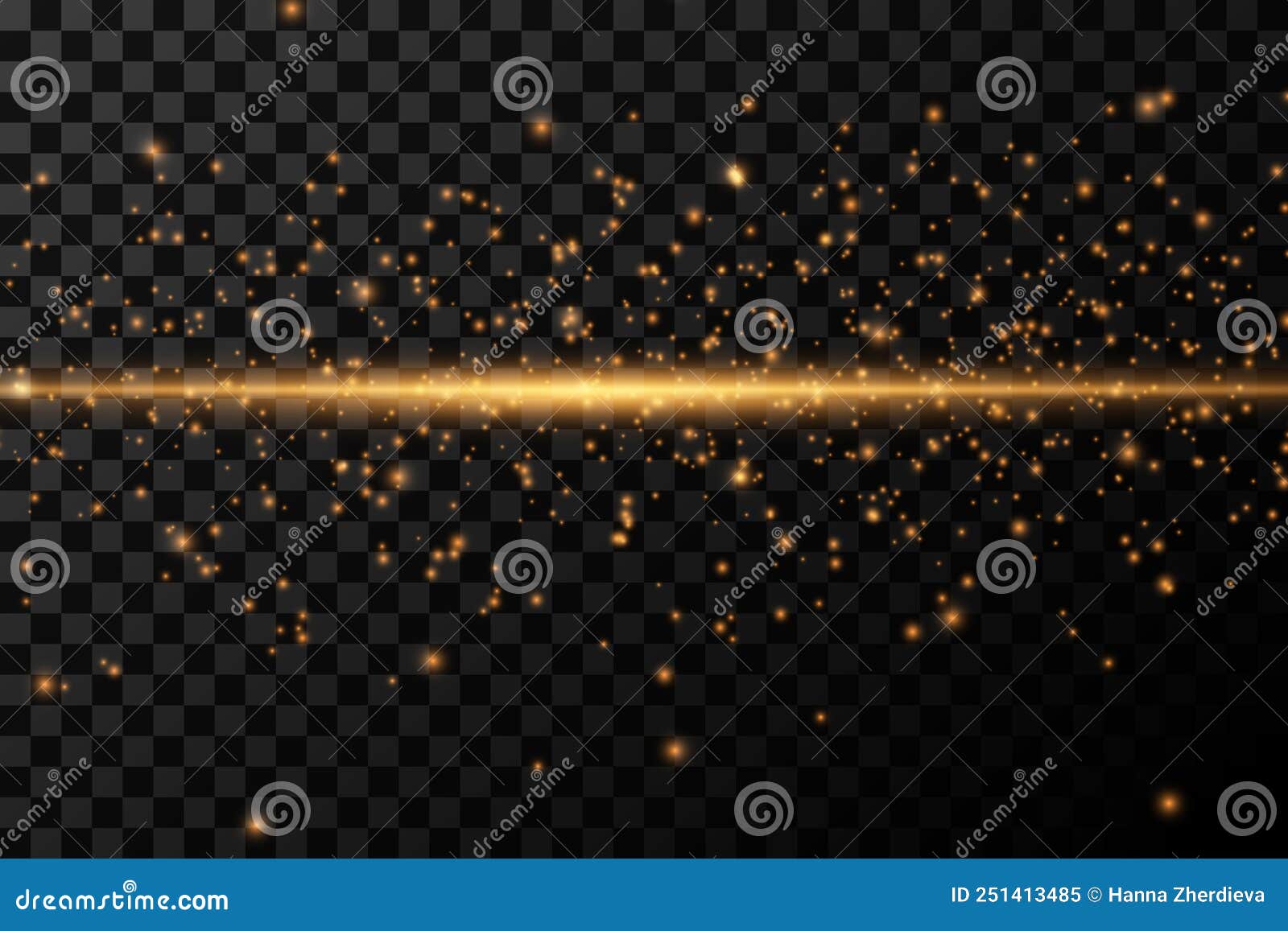 Background of Dust Particles with Light on a Transparent Background ...