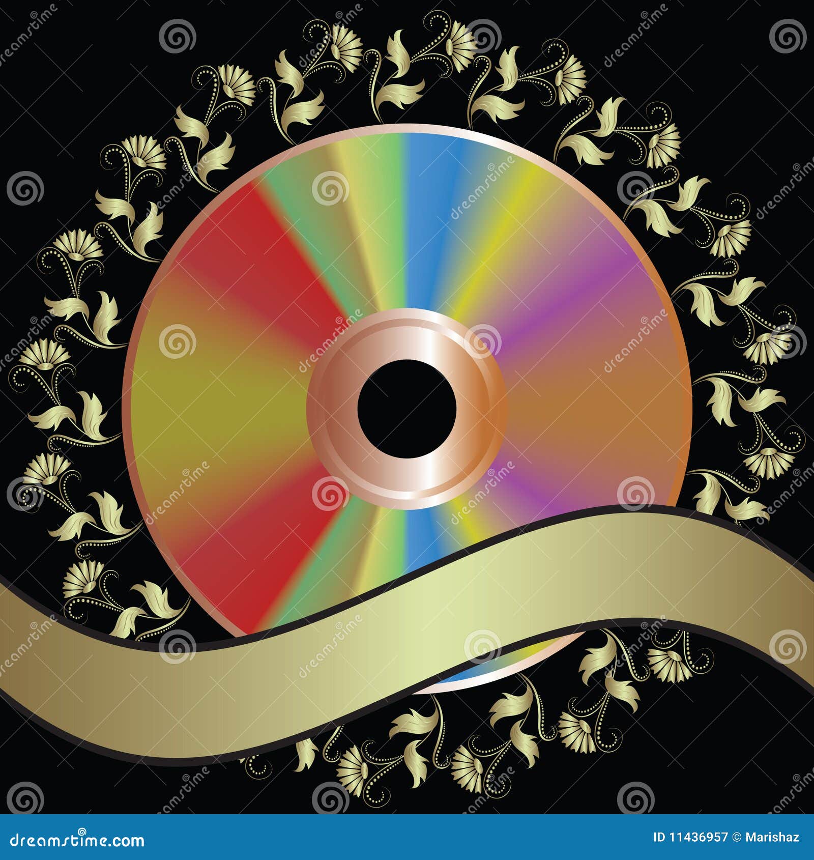 Background with DVD disk stock vector. Illustration of drawing - 11436957