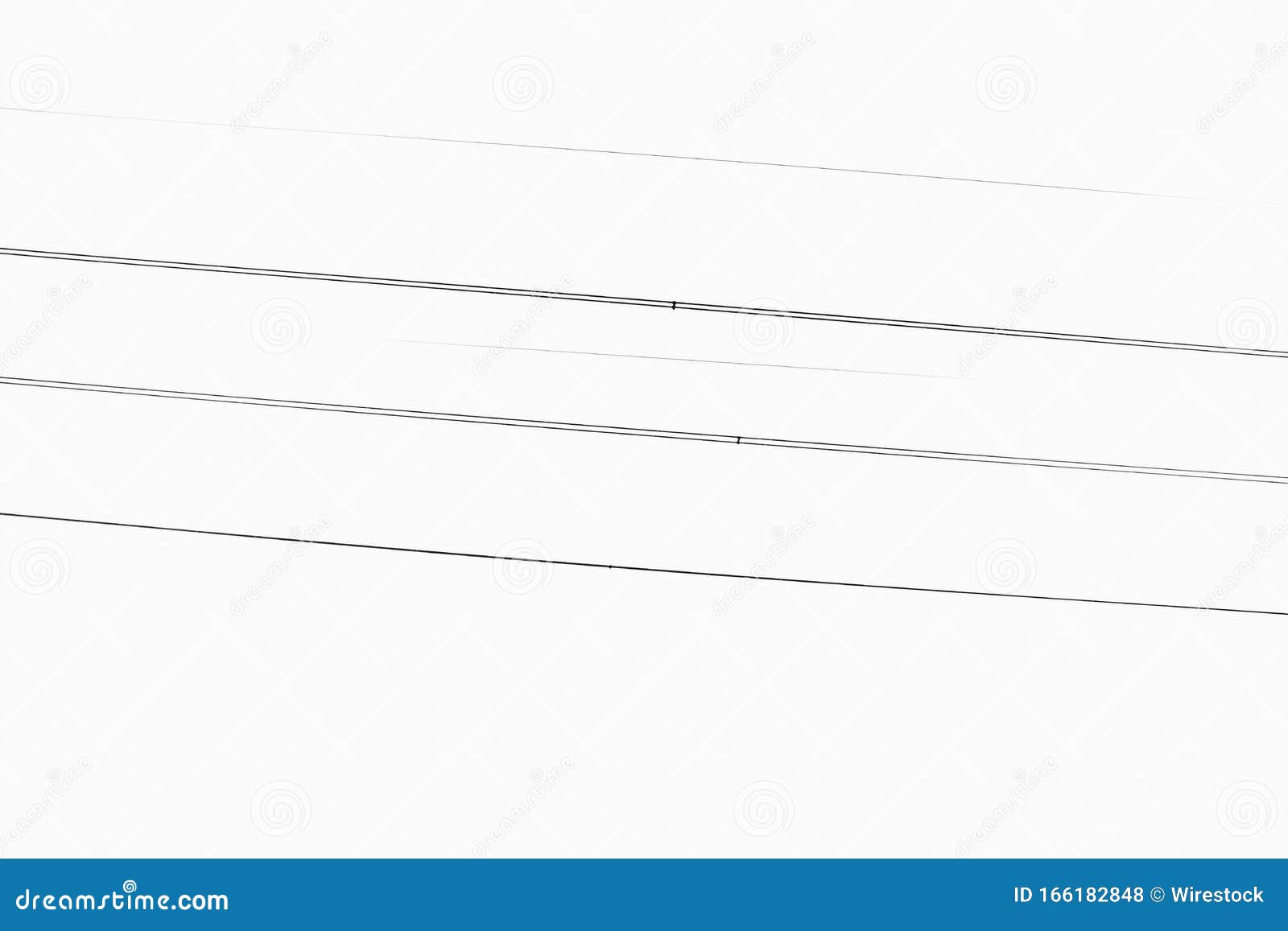Background of Electricity Wires with a White Background Stock Photo ...