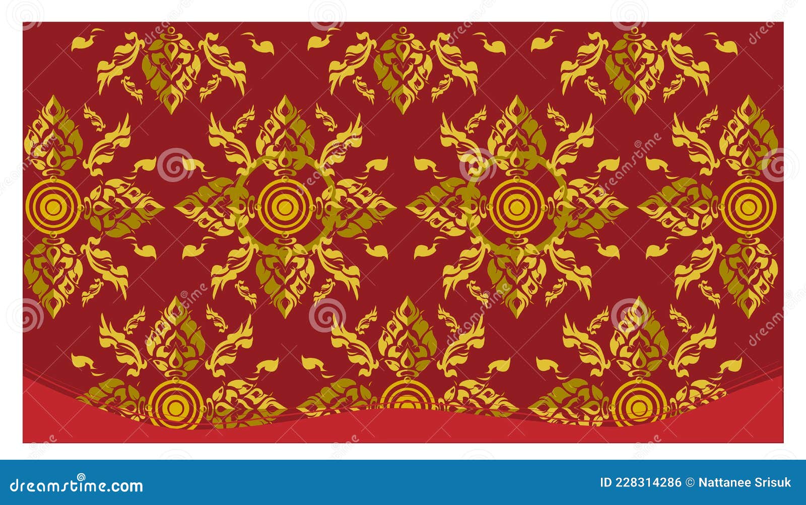 Background Elegant Creative Thai Pattern Illustration Modern Idea and ...