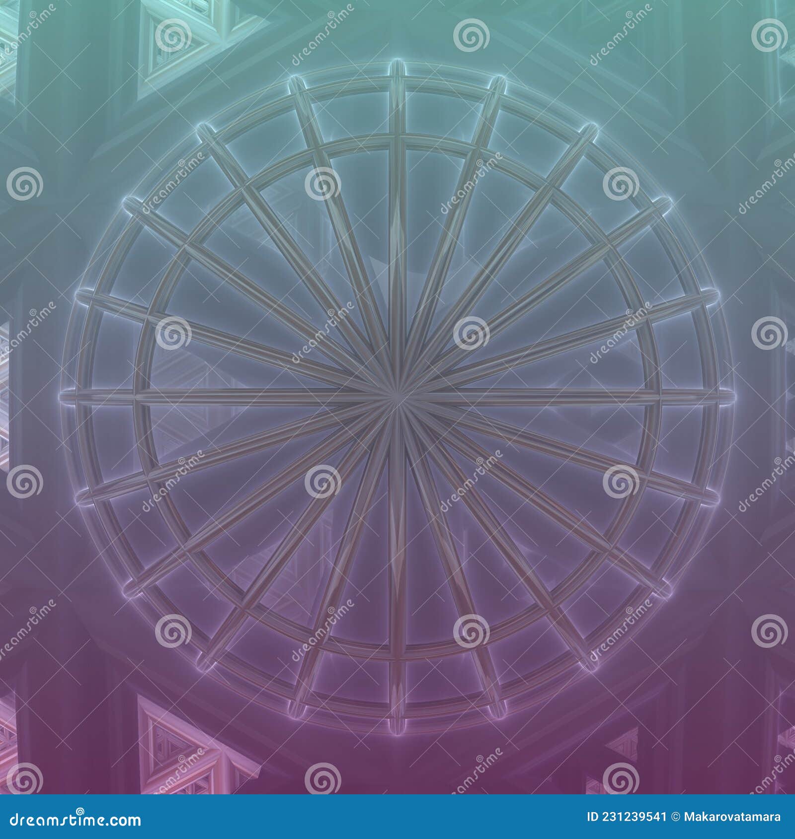 Background for Elegant Design Cover or Modern Composition. Ferris Wheel ...