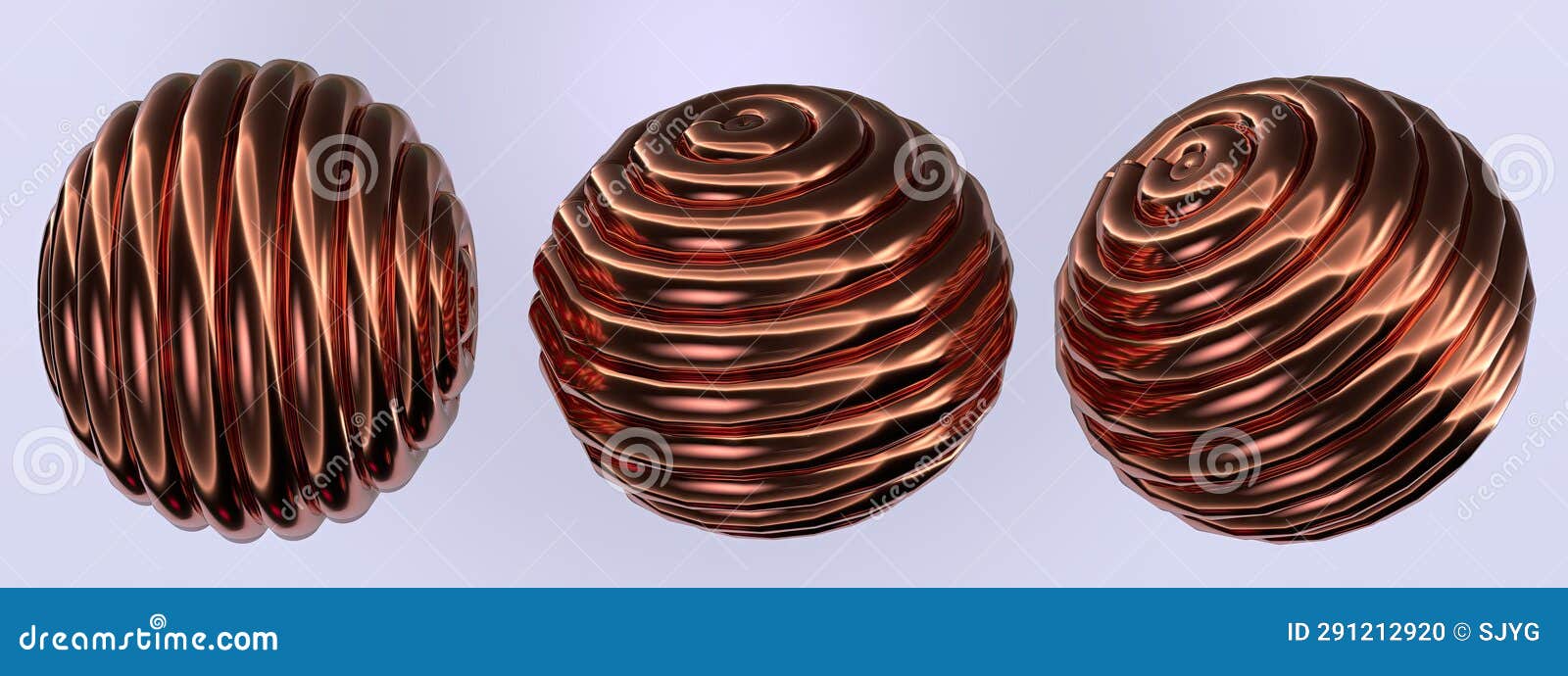 Background of an Elegant and Modern 3D Rendering Image with Three Types ...