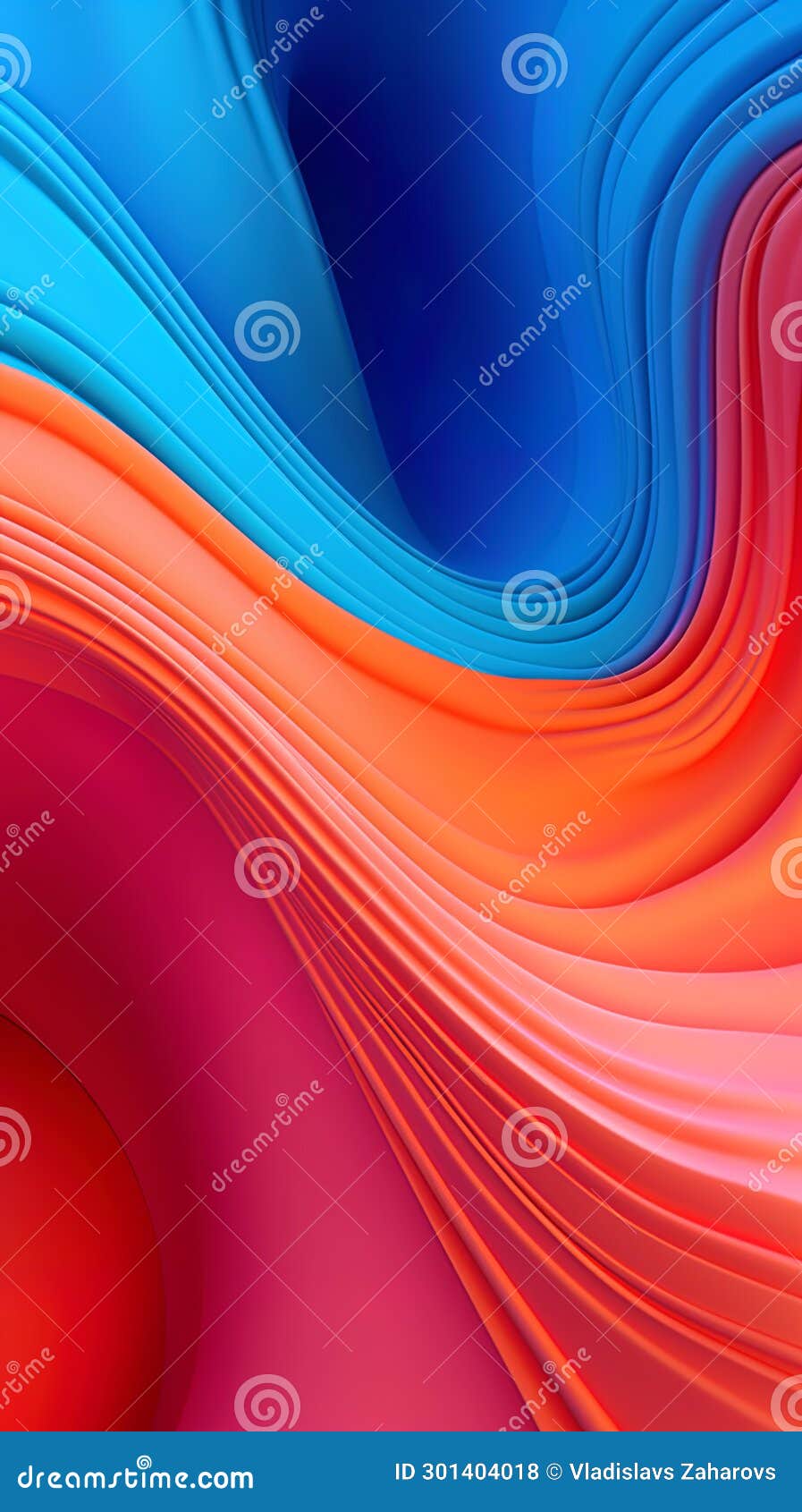 The Background with an Elegant Transition of Colors and Abstract Forms ...